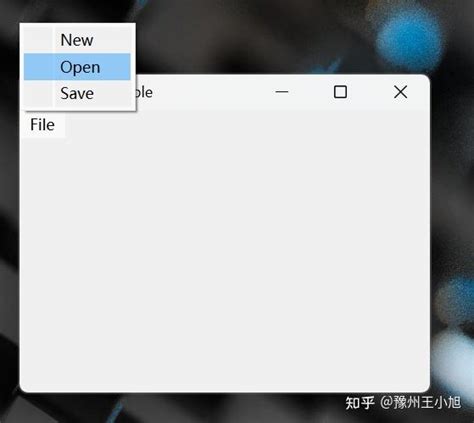 Python开发gui 基于pyside6菜单栏制作 知乎