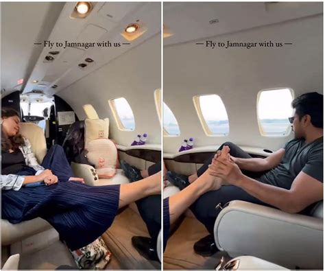 Ram Charan Massages Upasana Feet