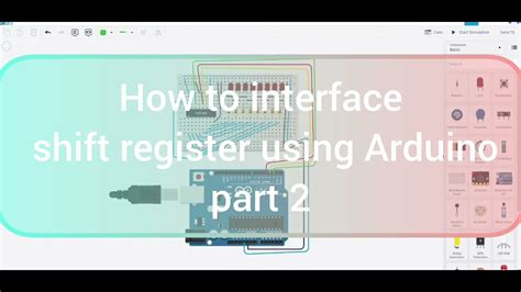 How To Interface Shift Register With Arduino Part Youtube