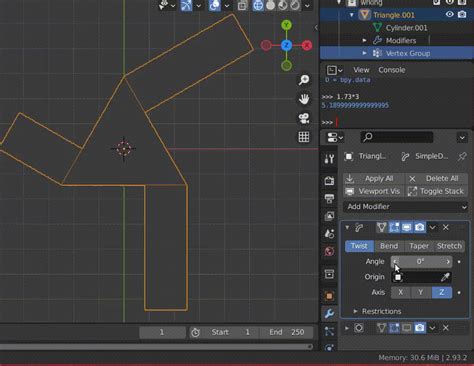 Modifiers Rotating Twist Object Not In Sync Transformation