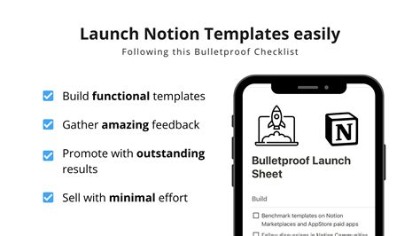 Notion Bulletproof Launch Sheet Notion Everything