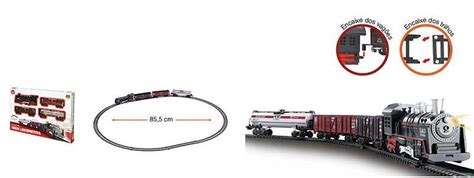 BRINQUEDO PISTA TREM LOCOMOTIVA DM PECAS Atacado Ideal