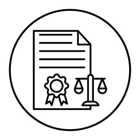 Premium Vector Legal Documents Vector Illustration