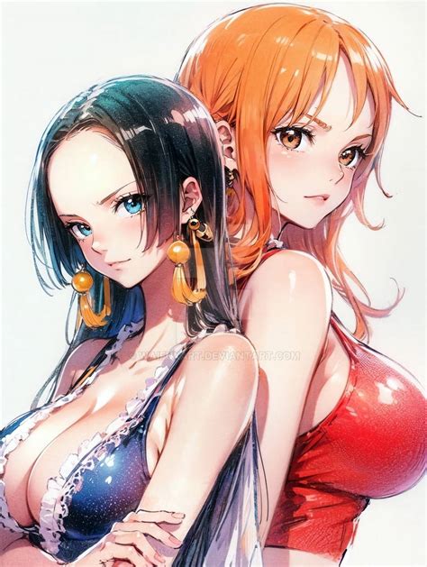 Boa X Nami By Waifuxart On Deviantart