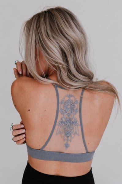 Bralette Tops Lace High Neck Racerback Three Bird Nest