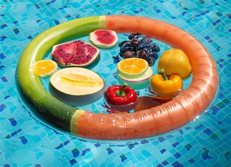 Premium Photo Floating Fruit