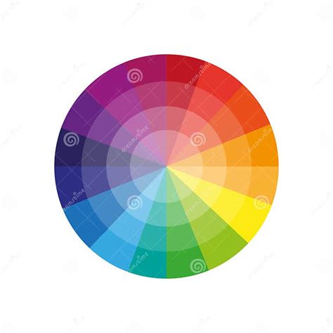 Round Color Palette Gradient Color Vector Illustration Stock Vector