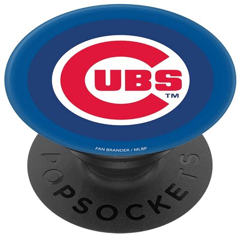 Chicago Cubs Popsockets Black Team Design Popgrip