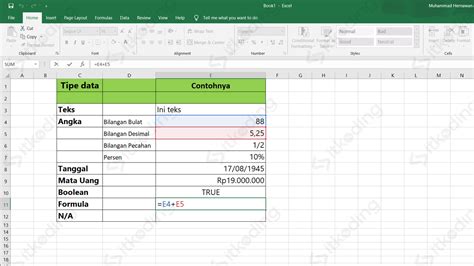 Membuat Aplikasi Input Data Excel Ar Rosyid