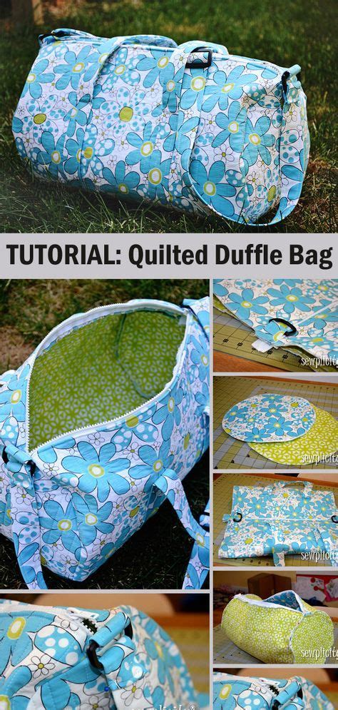 Quilted Duffle Bag Pattern Free