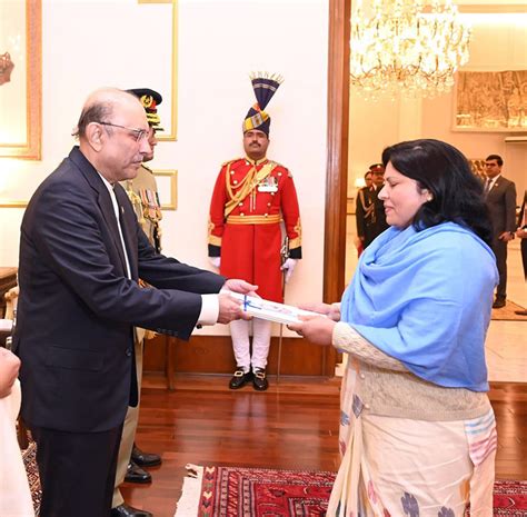 Nepali Ambassador To Pakistan Presents Letter Of Credence Peoples Review