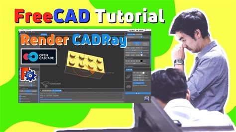 Cadrays 3d Model Rendering Software Import Freecad File For Freecad