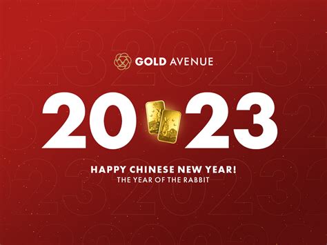 Happy Lunar New Year Gold Avenue