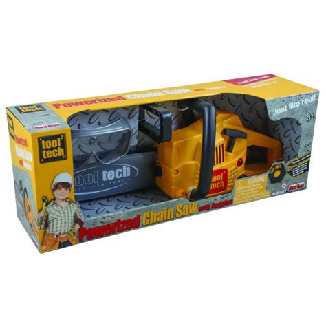 Tool Tech Powerized Chain Saw With Googles RED 65001 1 Chamberlain