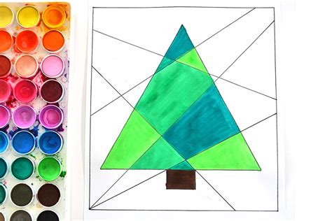 Geometric Christmas Trees