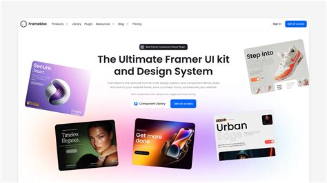 10 best framer ui kits and design systems for 2025 frameblox