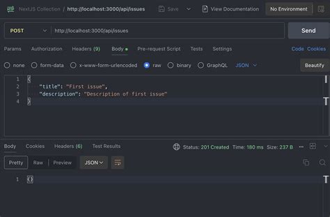 Postman Not Showing Send Data Nextjs Code With Mosh Forum