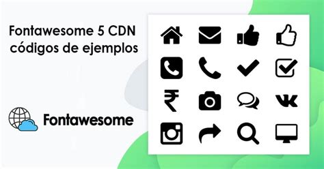 Fontawesome 5 Cdn Códigos De Ejemplos Baulcode