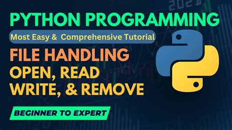 Python File Handling Methods And Modes Youtube