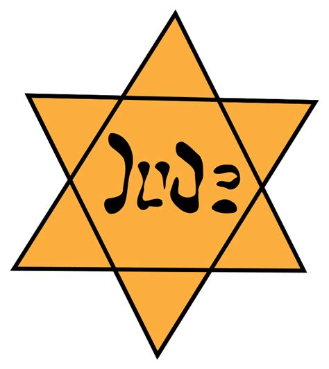 File Yellow Star Jude Jew Svg Wikimedia Commons