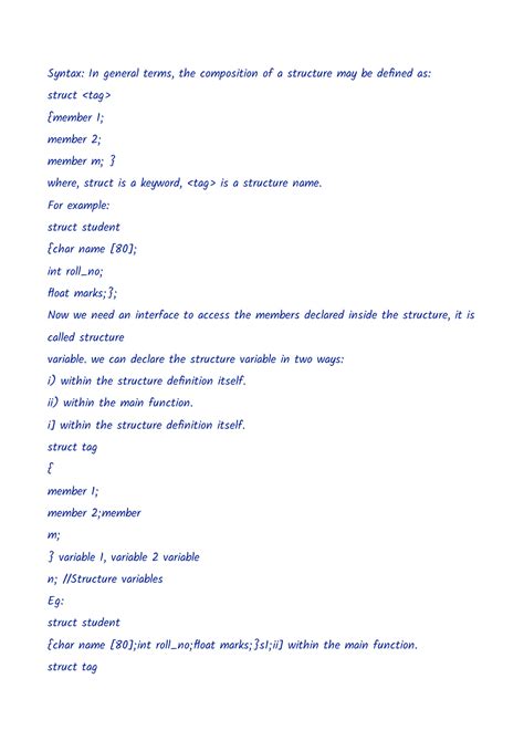 SOLUTION Structure And Unions Computer Programming Studypool
