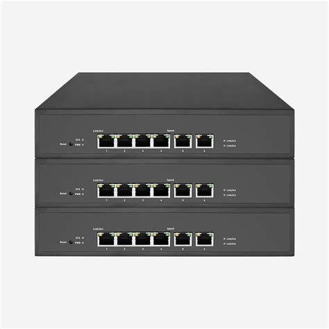 6 RJ45 POE Switch Built In Power Supply With IGMP Snooping For Networking