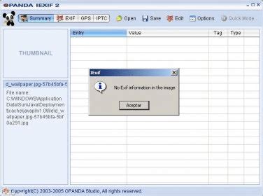Opanda IExif 2 3 Download Free IExif Exe
