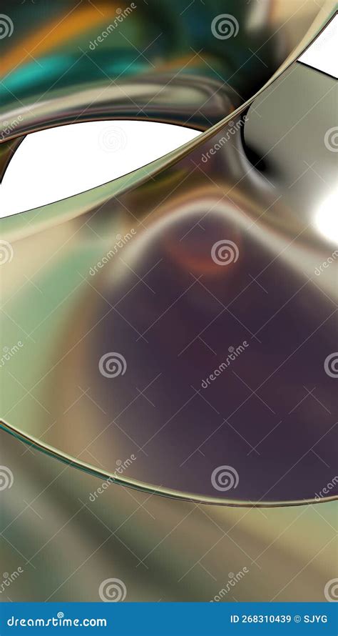 Dark Gold Isolated Metal Organic Bezier Lines Abstract Dramatic Modern