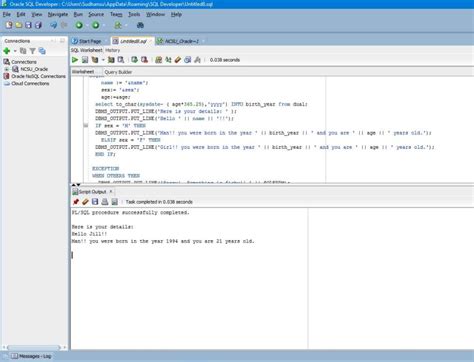 Interact With Oracle Database Think Stack