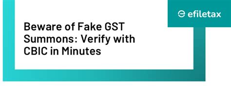 Verify Gst Notices Avoid Fake Summons Fraud