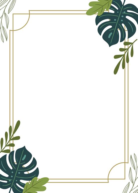 Free Border Invitation Templates Editable And Printable