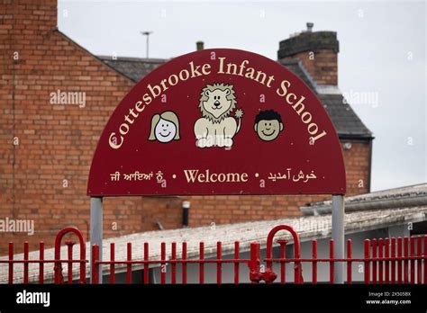 Cottesbrooke Infant School Sign Acocks Green West Midlands England