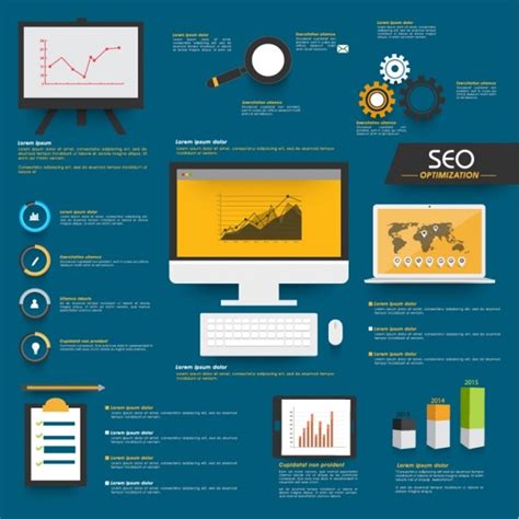 Premium Vector Seo Optimization Elements
