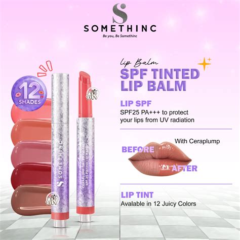 Jual Somethinc Ceraplump Tinted Lip Balm Spf25 Pa Shopee Indonesia