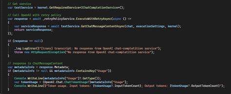 How To Correctly Obtain Tokens Usage From Chatmessagecontent Response · Microsoft Semantic
