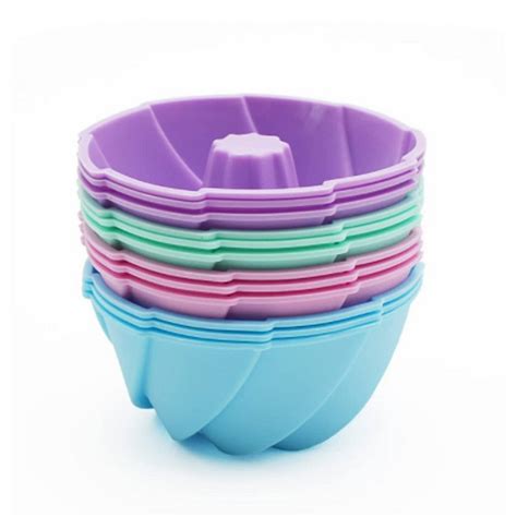 Jormftte Muffinform Mini Silikon Backformfür Muffinförmchen Cupcake