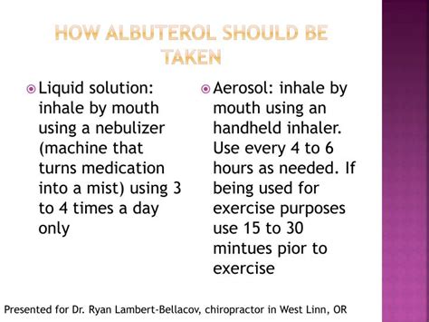 PPT What Is Albuterol PowerPoint Presentation ID