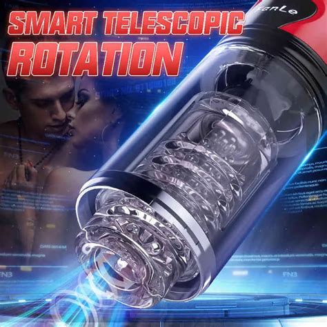 Nxy Sex Men Masturbators Automatic Telescopic Rotation Male Masturbator