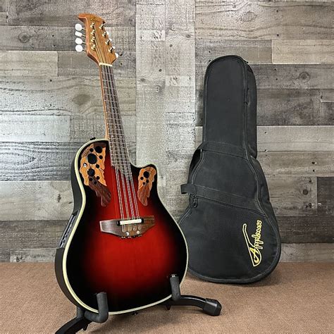 ovation mcs 148 celebrity acoustic electric mandolin reverb