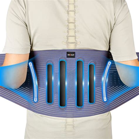 Neenca Adjustable Magnet Lumbar Support Brace For Back Pain Relief