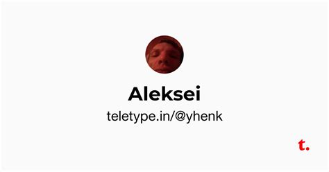 Aleksei — Teletype