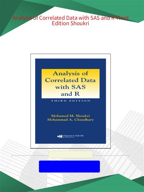 Analysis Of Correlated Data With Sas And R Third Edition Shoukri Read