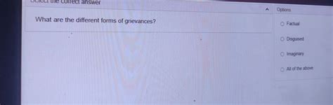 Solved Correct AnswerWhat Are The Different Forms Of Chegg Com