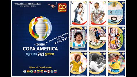 DESCARGA AQUÍ LAS LAMINAS DEL ALBUM PANINI COPA AMERICA ARG COL 2021