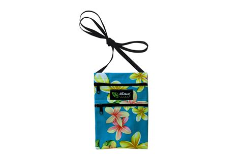 Iphone Bag Luxury Plumeria Blue Hawaii Fabric Mart