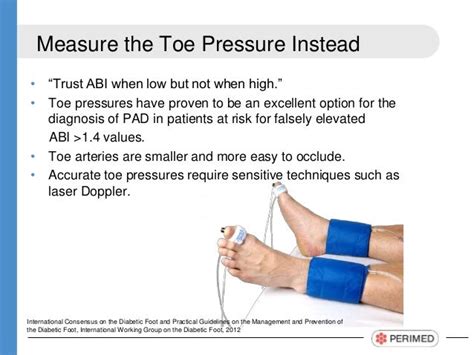 Interpreting Toe And Ankle Pressure Curves And Results When Using Per