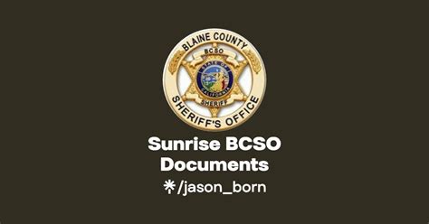 Sunrise Bcso Documents Linktree