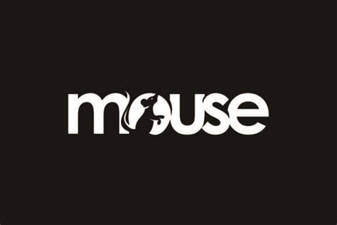 Mouse Typography Logo Text Graphic By 7lungan · Creative Fabrica