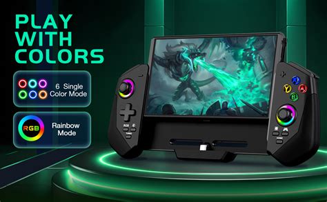 Hellcool Switch Pro Controller For Switch Oled Switch Controller For Handheld Grip With Hall