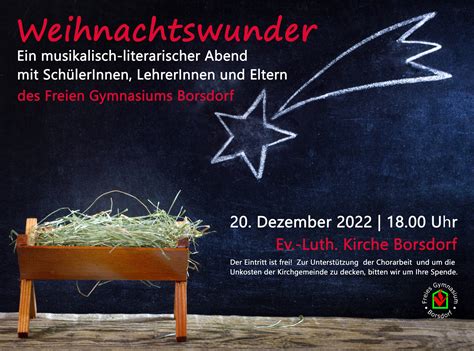 Weihnachtskonzert Des FGB Freies Gymnasium Borsdorf